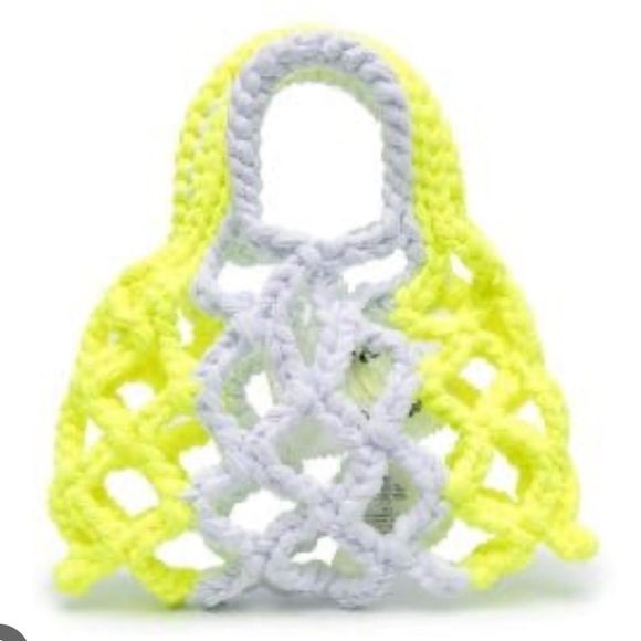 Forte Forte | Bags | Forte Forte Yellow Mini Handmade Macram Woven Mini ...